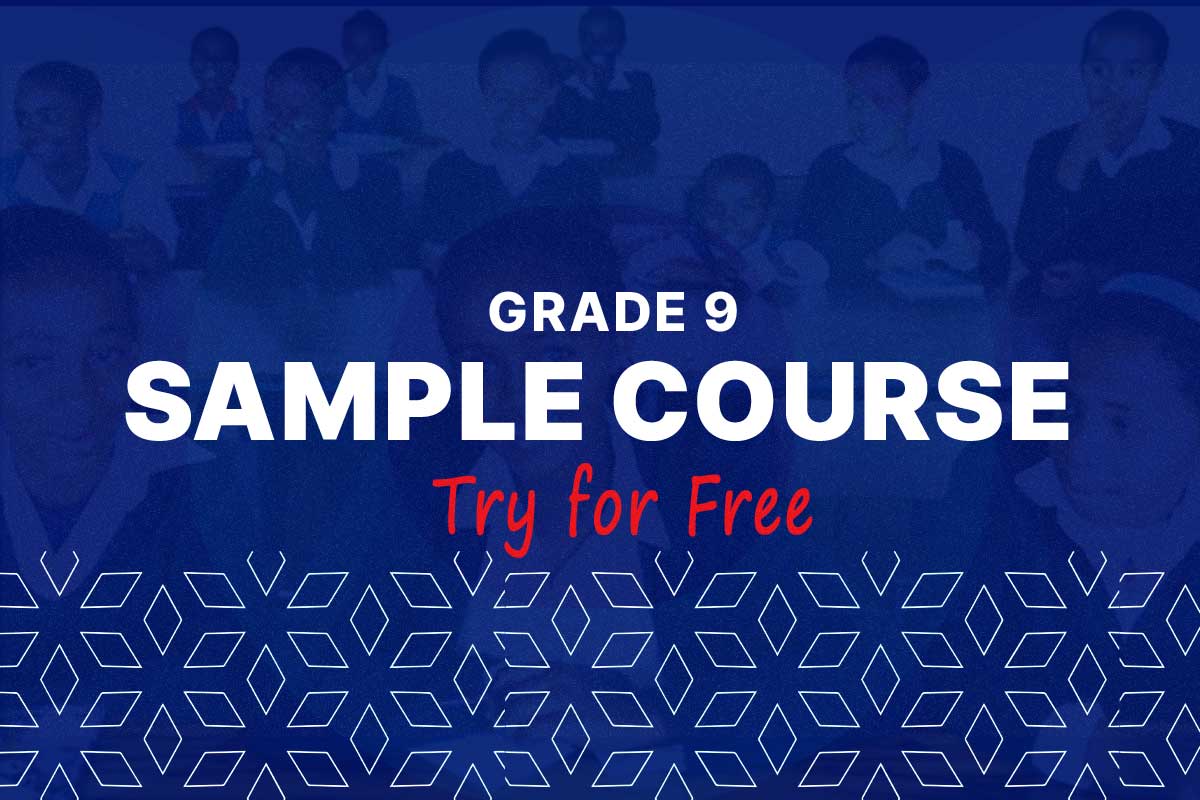 Grade 9 Sample Course | Temaribet - Online Learning Platform for Grades ...