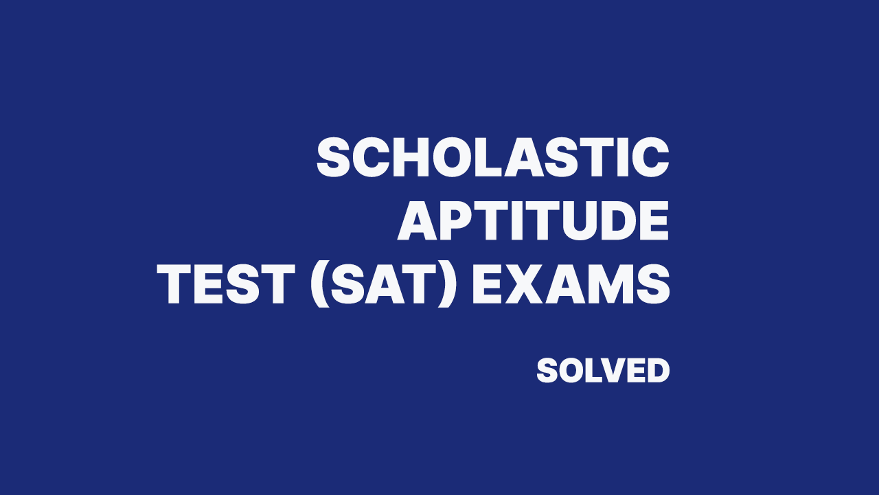 Scholastic Aptitude Test (SAT) Exams 2025 | Temaribet - Online Learning ...